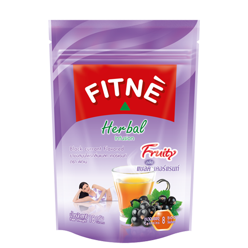 FITNE' Herbal Infusion Tea Black Currant Flavored